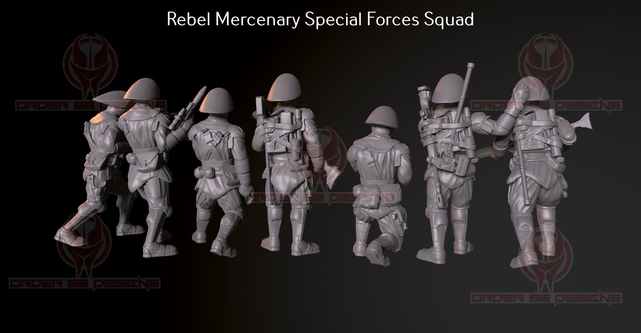 Rebel Mercenary Squad Legion Scale SWG Inspired - Etsy