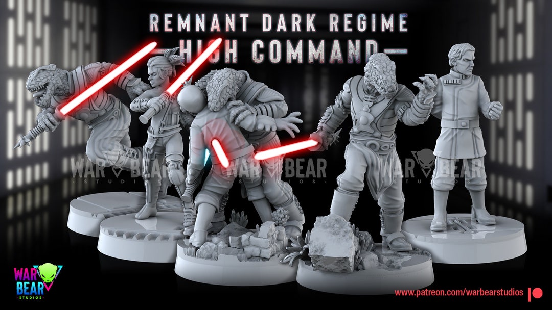 Remnant High Command Squad or Singles - Legion Scale - War Bear Studios ...