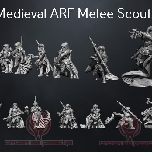 Medieval Clone Melee Squad Legion Scale DND Wargaming - Etsy