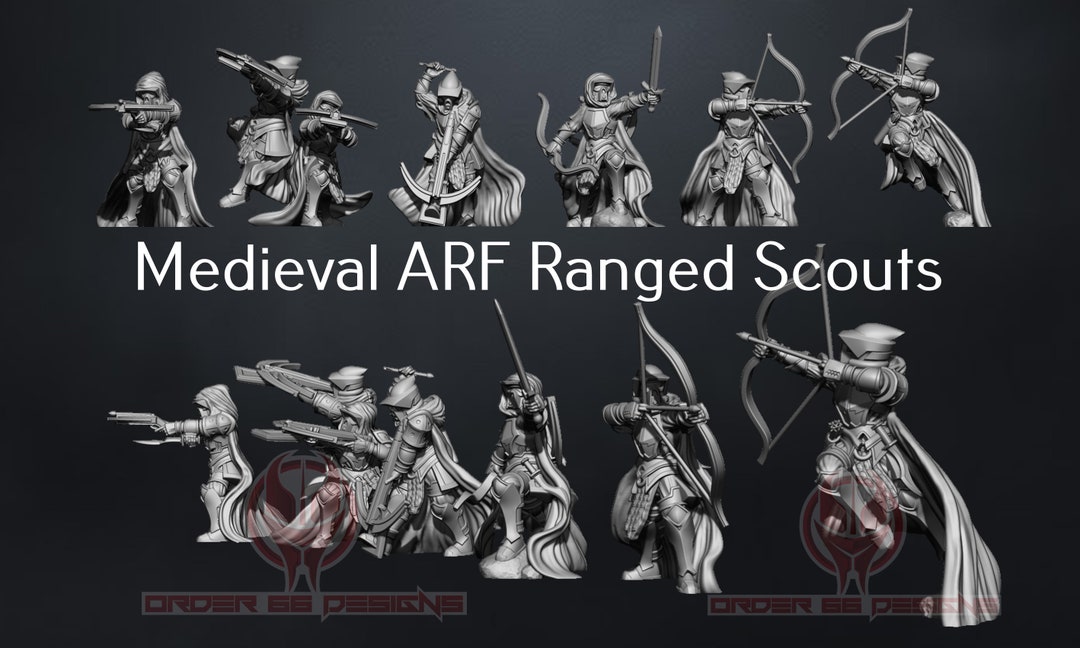 Medieval ARF Ranged Scouts Legion Scale Wargaming Miniatures - Etsy