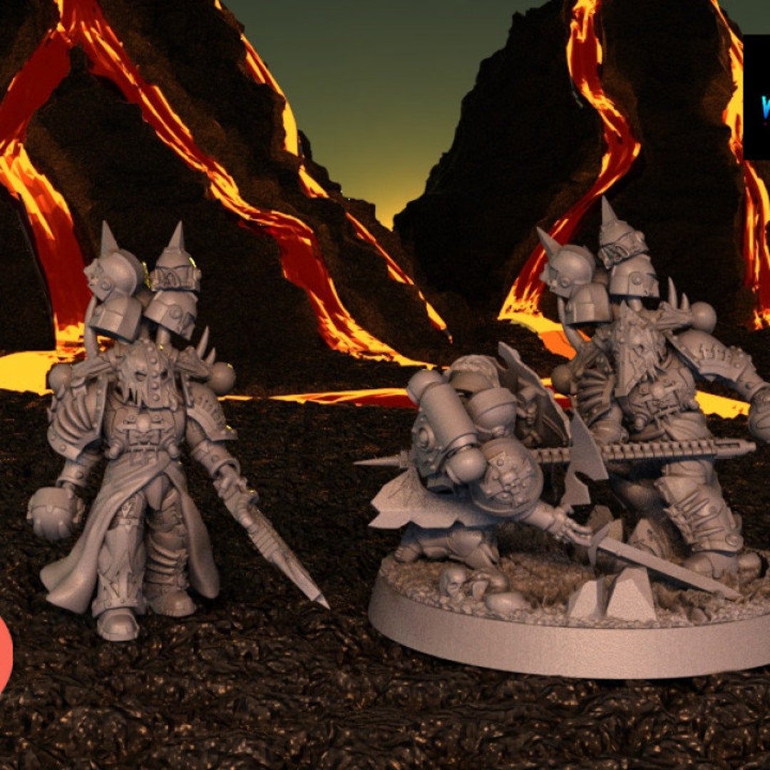 Chaos Galactic Ranger Executioner 32mm War Bear Studios Wargaming ...