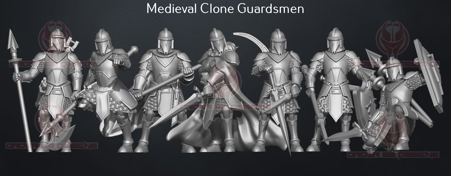 Medieval Clone Guardsmen Legion Scale Pathfinder Dnd - Etsy