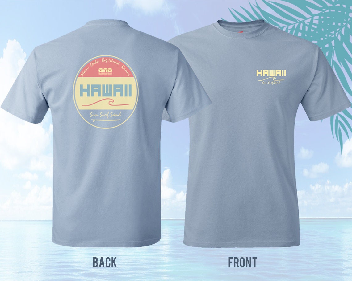 Mens Hawaii 808 T-shirt - T-shirt - Mens Hawaiian Shirt - Hawaiian T ...