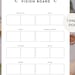 Focus Board Printable, Printable Vision Board, Goal Planner for ...