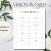 Focus Board Printable, Printable Vision Board, Goal Planner for ...