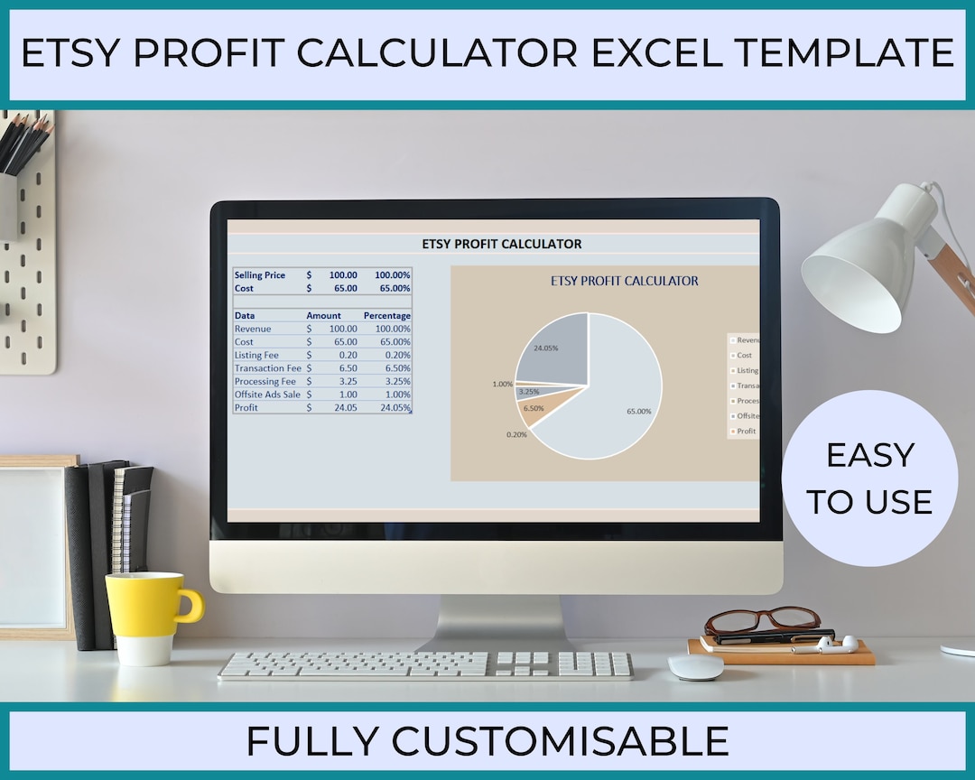 Etsy Profit Calculator for Small Business & Etsy Sellers, Product ...