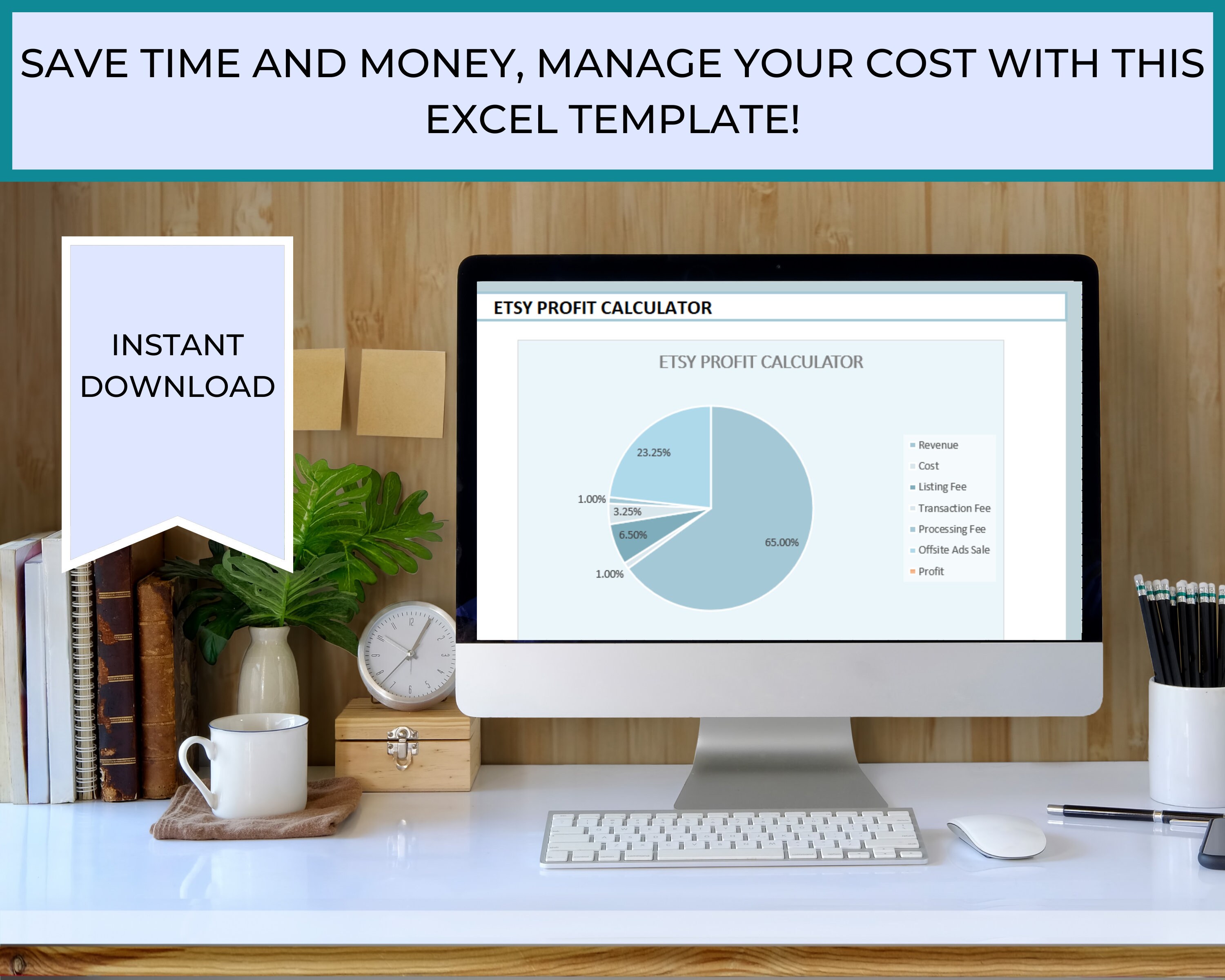 Etsy Profit Calculator for Sellers, Pricing Template for Small Business ...