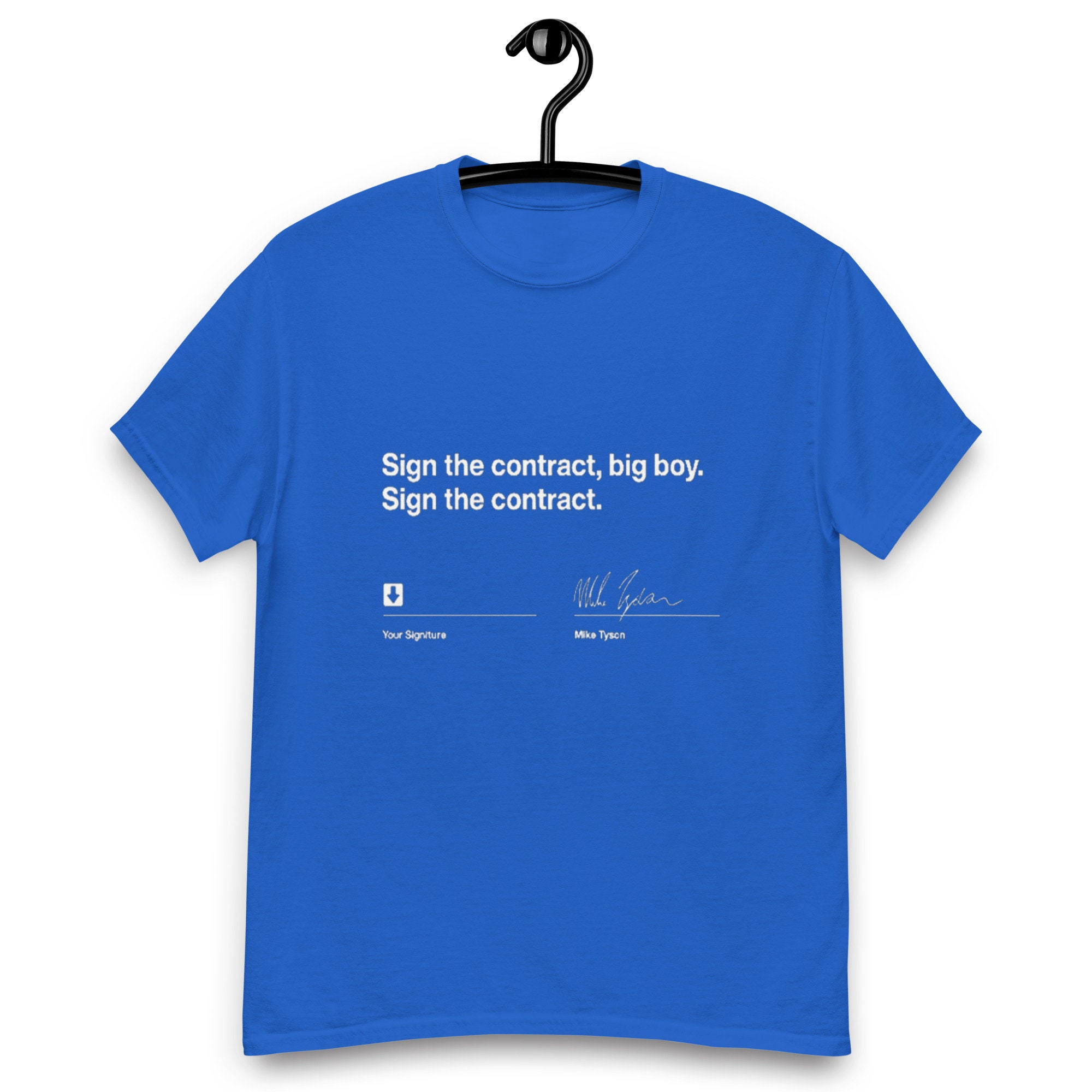 Sign the Contract Big Boy T-shirt - Etsy
