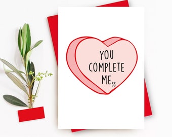 You Complete Me Card | Etsy