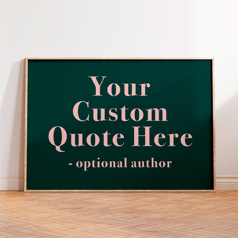 Typography Print - Etsy