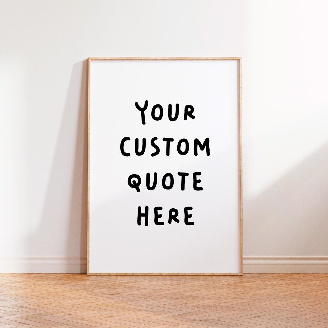 Custom Song Lyrics Print, Music Poster, Favourite Song Gifts, Unframed ...