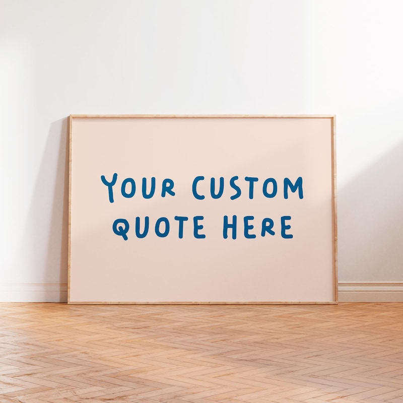 Typography Print - Etsy UK