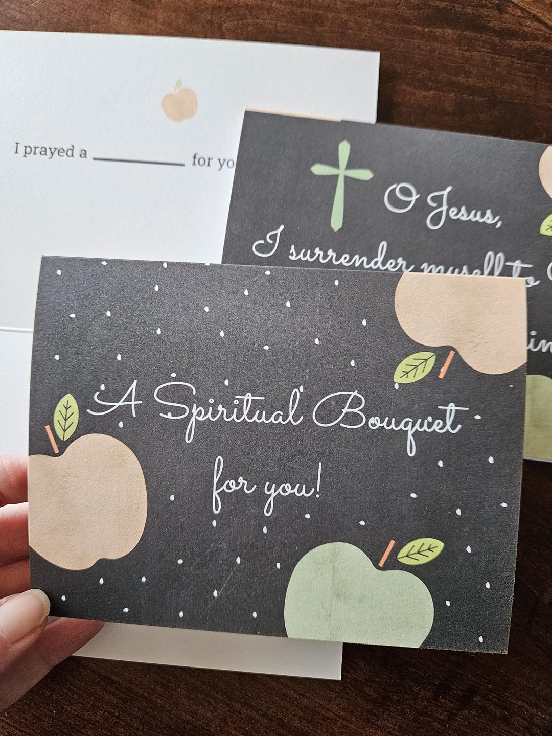 Spiritual Bouquet Folded Cards for Teachers Christian Catholic School ...