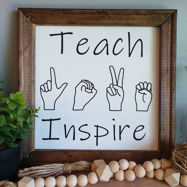Asl Teacher Appreciation Gift - Etsy