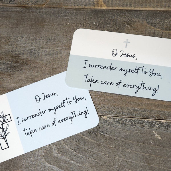 The Surrender Novena Prayer Card - Etsy