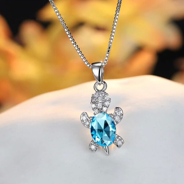 Turtle Necklace - Etsy