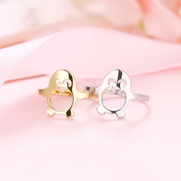 Penguin Ring - Etsy