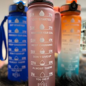 Time Marked Water Bottles - Etsy