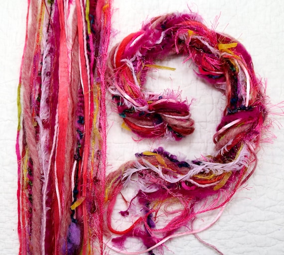 Fiber Art Yarn Bundles 14x2yd 28yd Novelty Yarn Trim Mixed | Etsy