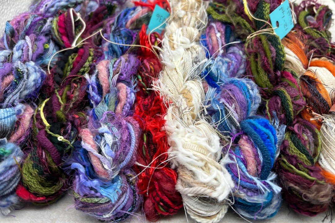 Art Yarn Bundles, Assorted Mixes, Fiber Bundles, Novelty Yarn ...