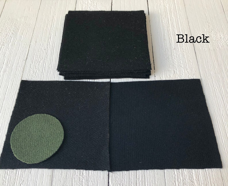 4 x 4 Wool Squares 12 pcs 24pcs Primitive Stitching | Etsy