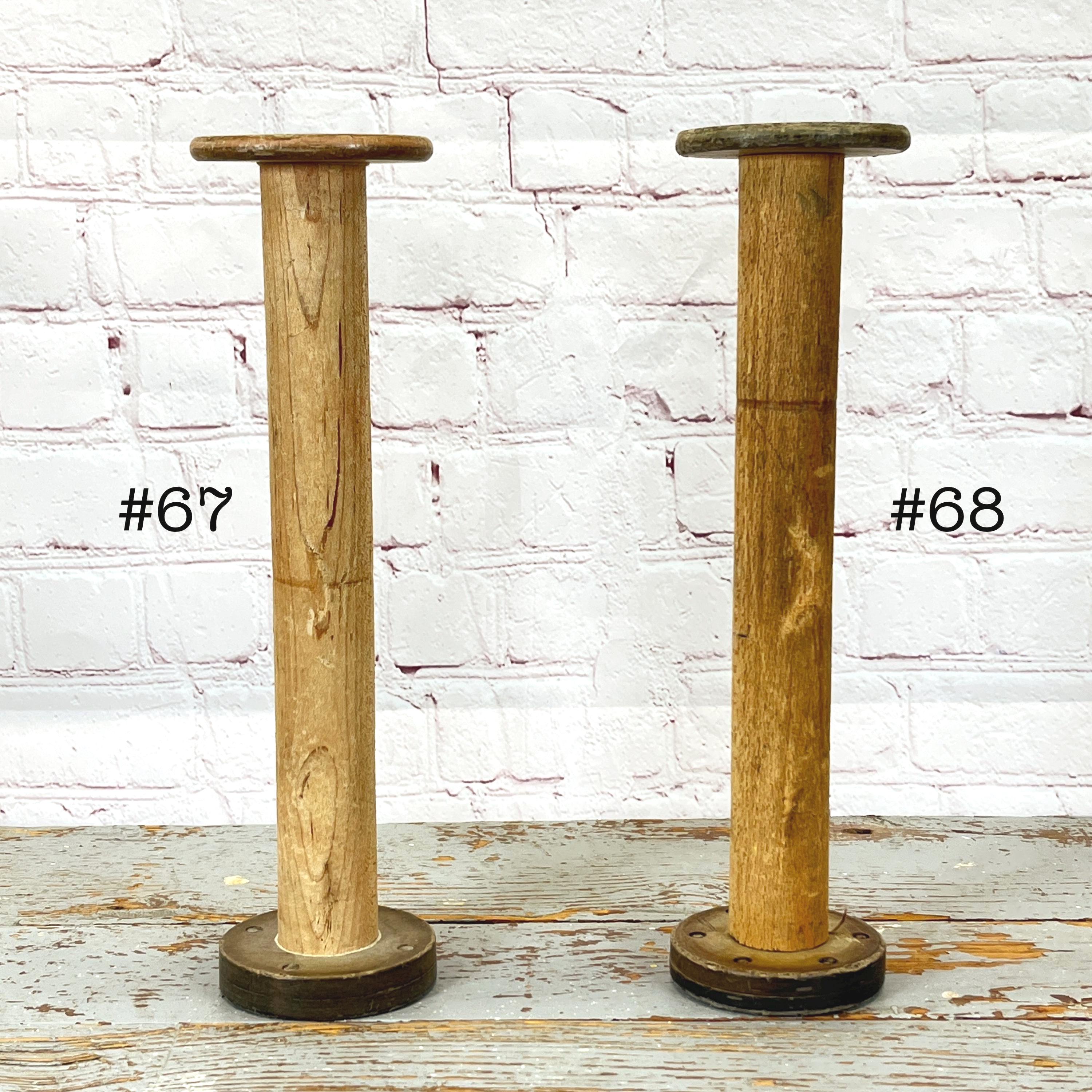 Vintage Wood Thread Spool | Choose One | Rustic Farmhouse Decor ...
