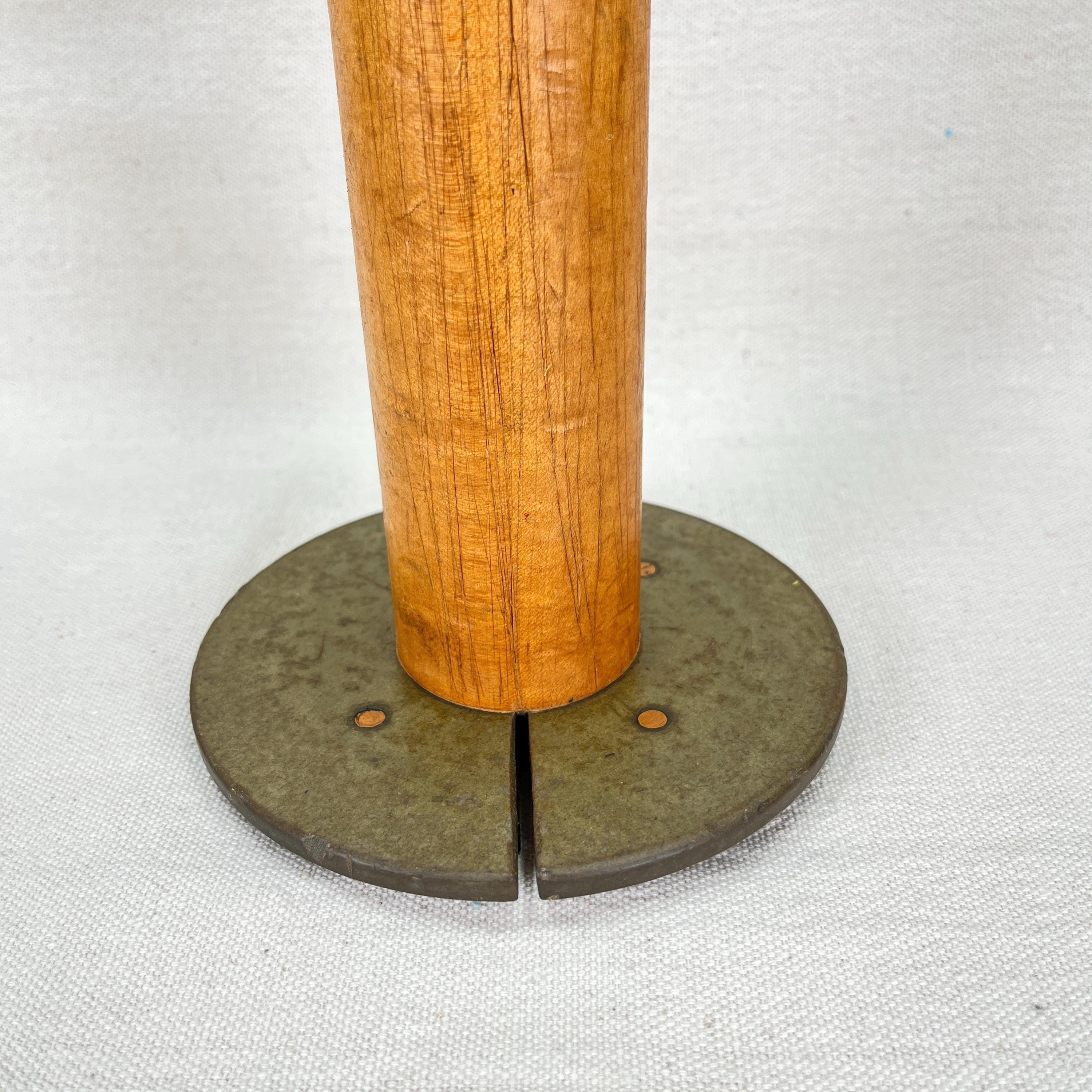 Rare Vintage 14" Wood Spool From an Old Textile Factory, Very Large ...