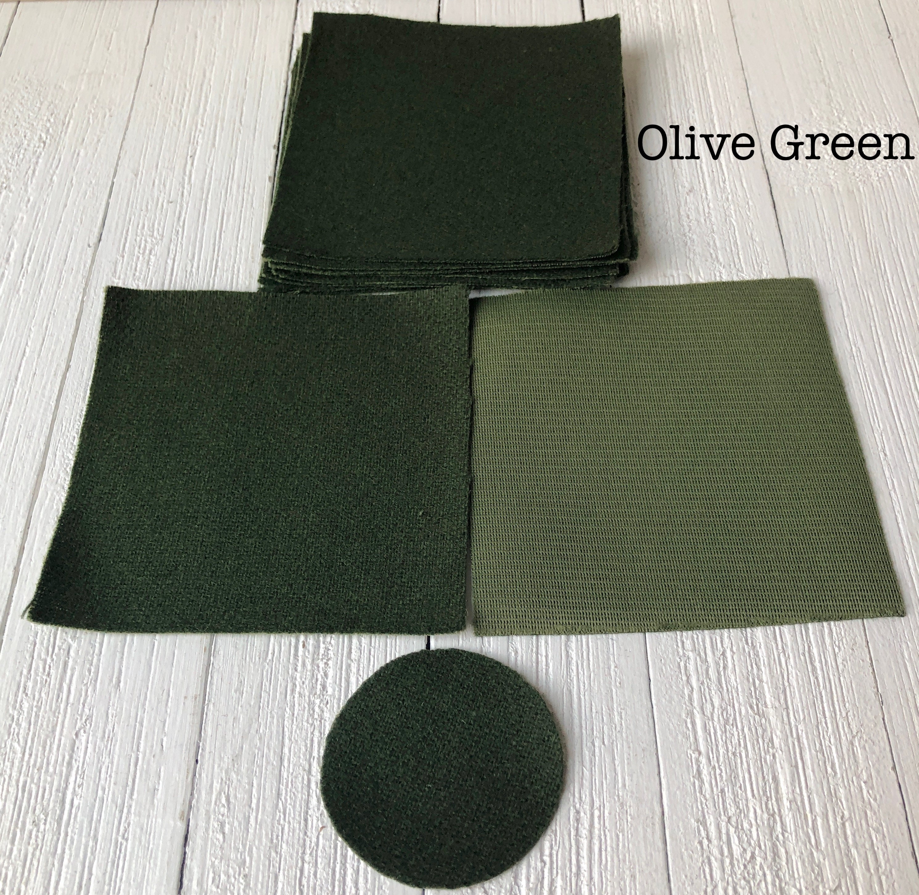 4 x 4 Wool Squares 12 pcs 24pcs Primitive Stitching | Etsy