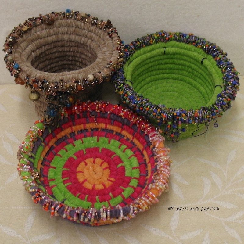 Coiled Basket - Etsy
