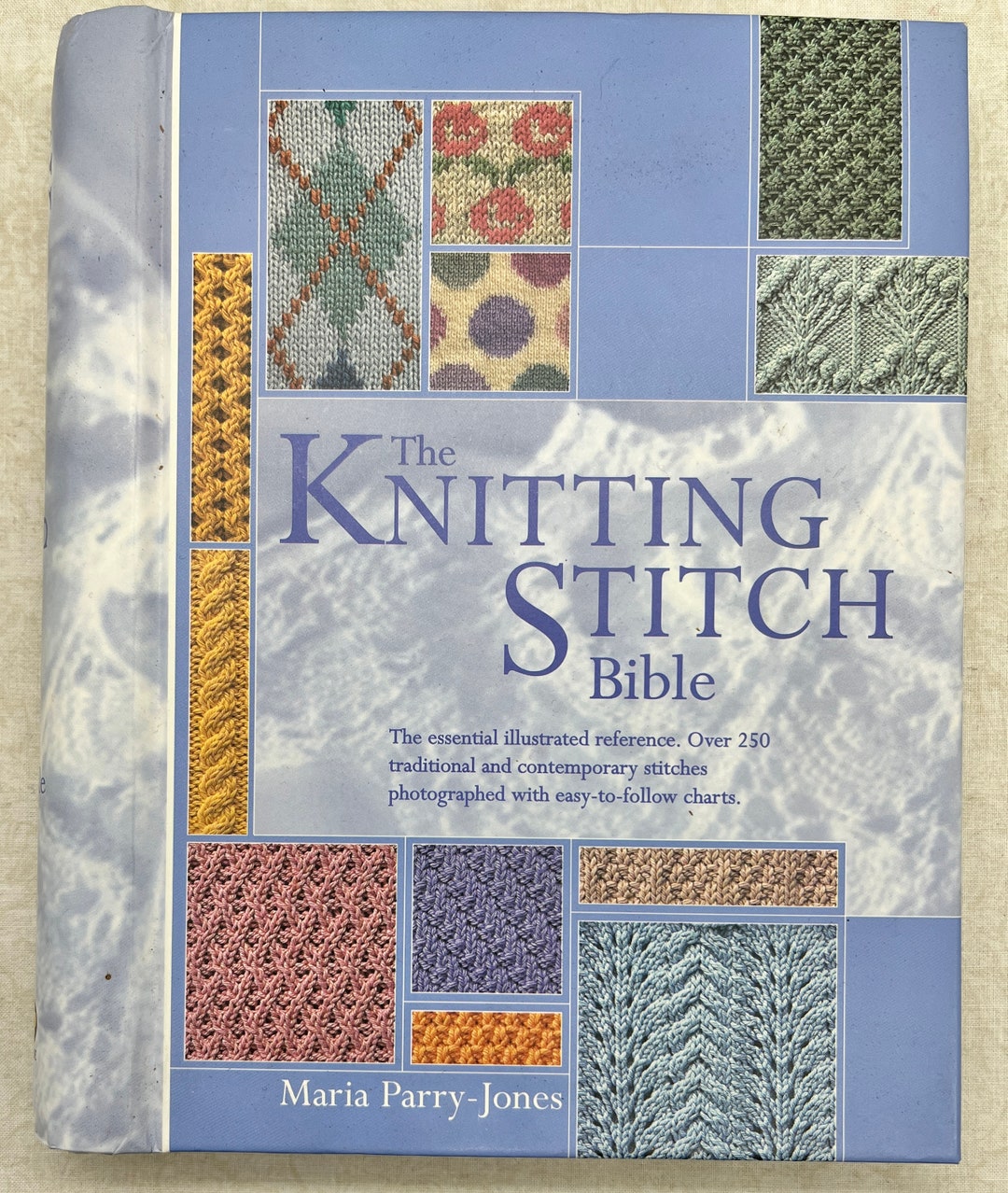 The Knitting Stitch Bible, Preowned Book, Hard Cover, Spiral Binding ...