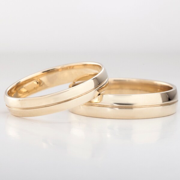 Matching Wedding Bands - Etsy