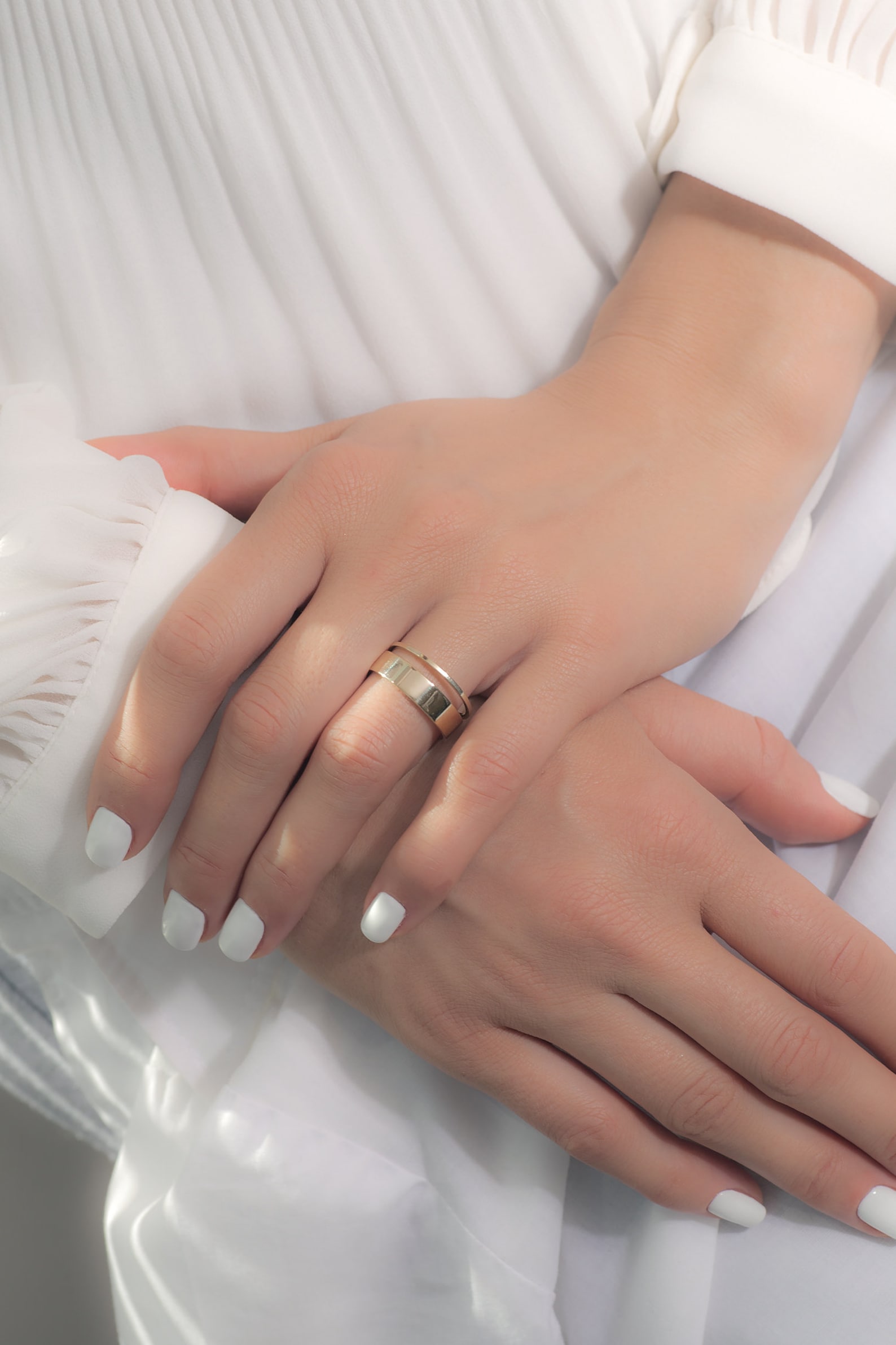 Minimalist Solid Gold Wedding Rings for Woman 14k Gold - Etsy