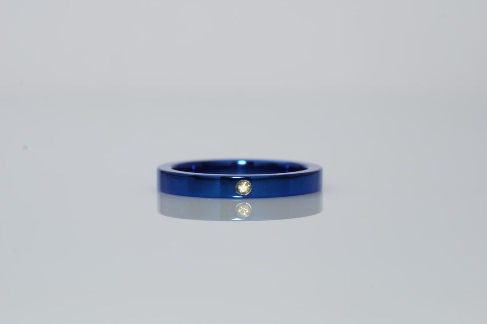 Ukraine Flag Band Womens Titanium Ring Womens Promise Ring - Etsy