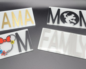 Personalized Mom Tile Glass - Etsy