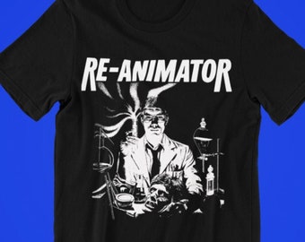 Reanimator Lovecraft Classic Horror Movie Re-animator T-shirt | Etsy