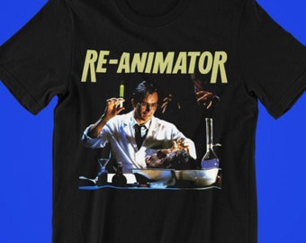 Reanimator Lovecraft Classic Horror Movie Re-animator T-shirt | Etsy