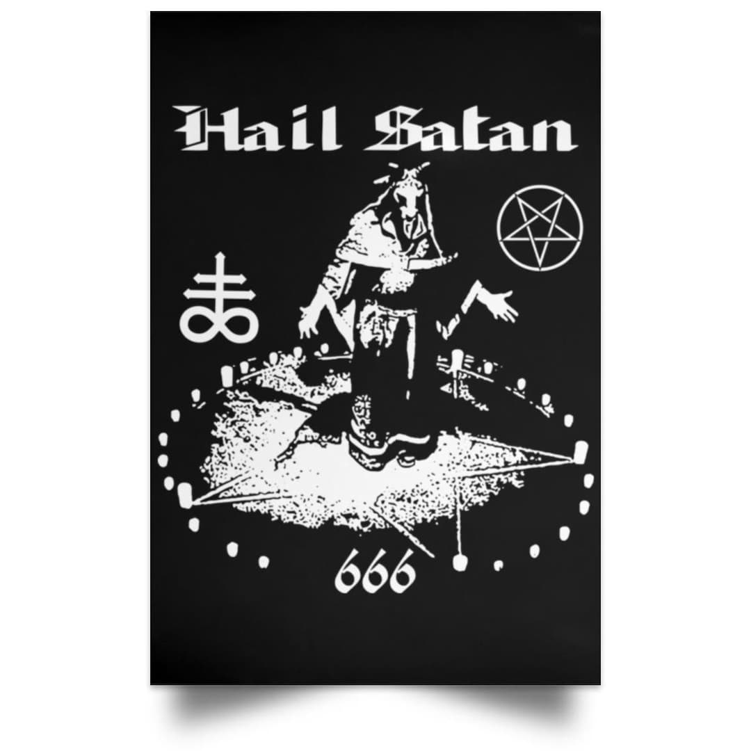 Baphomet Satanic Ritual Satanism Hail Satan Poster /204P - Etsy