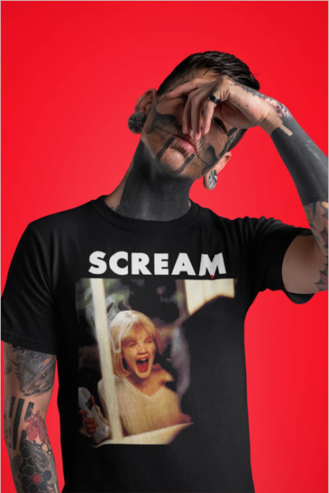 Scream Classic Horror Movie T-Shirt Tee Shirt 268 | Etsy