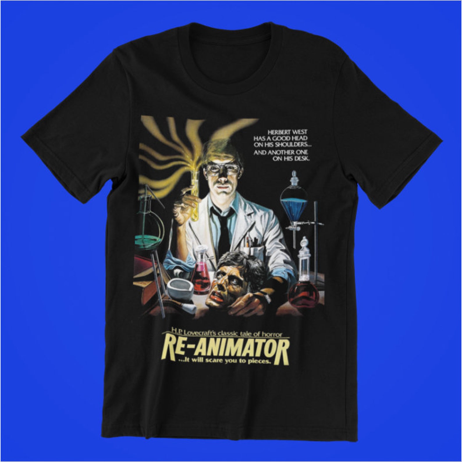 Reanimator Lovecraft Classic Horror Movie Re-animator T-shirt - Etsy
