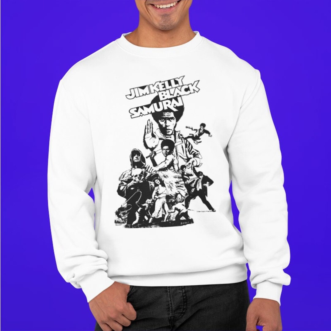 Black Samurai Jim Kelly Blaxploitation 1977 Movie Sweatshirt S930 - Etsy