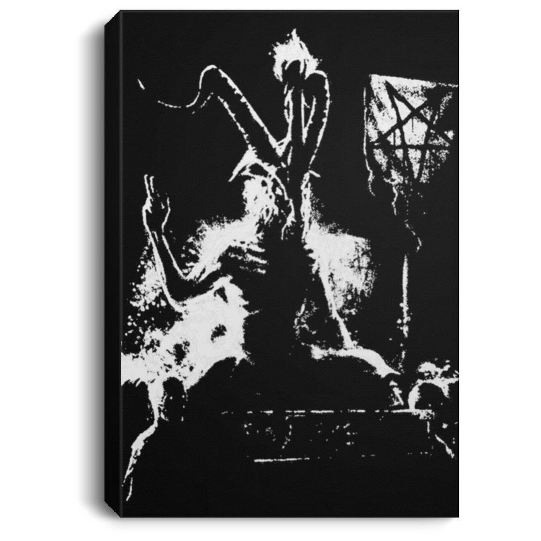 Baphomet Satanic Ritual Satanism Church of Satan Canvas Wall Art /203C ...