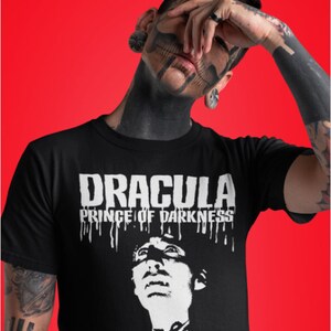 Dracula Vampire Christopher Lee Horror Movie T-shirt Tee Shirt - Etsy