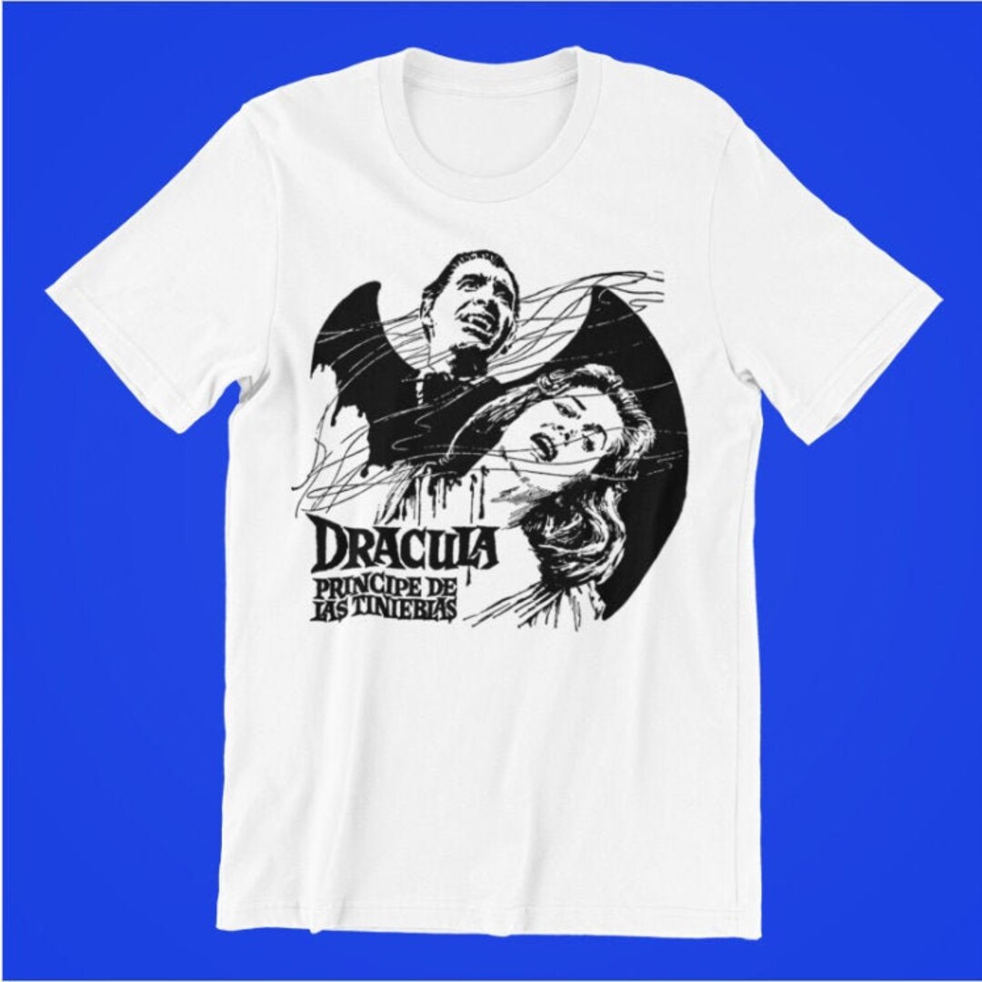 Dracula Vampire Christopher Lee Horror Movie T-shirt Tee Shirt 623 - Etsy