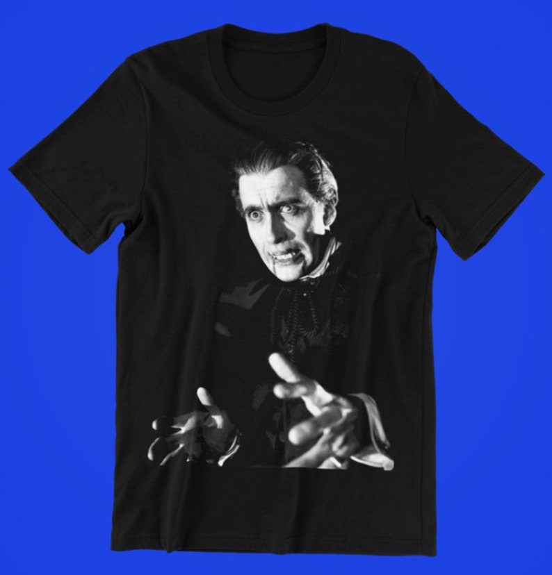 Dracula Vampire Christopher Lee T-Shirt Tee Shirt 65 | Etsy