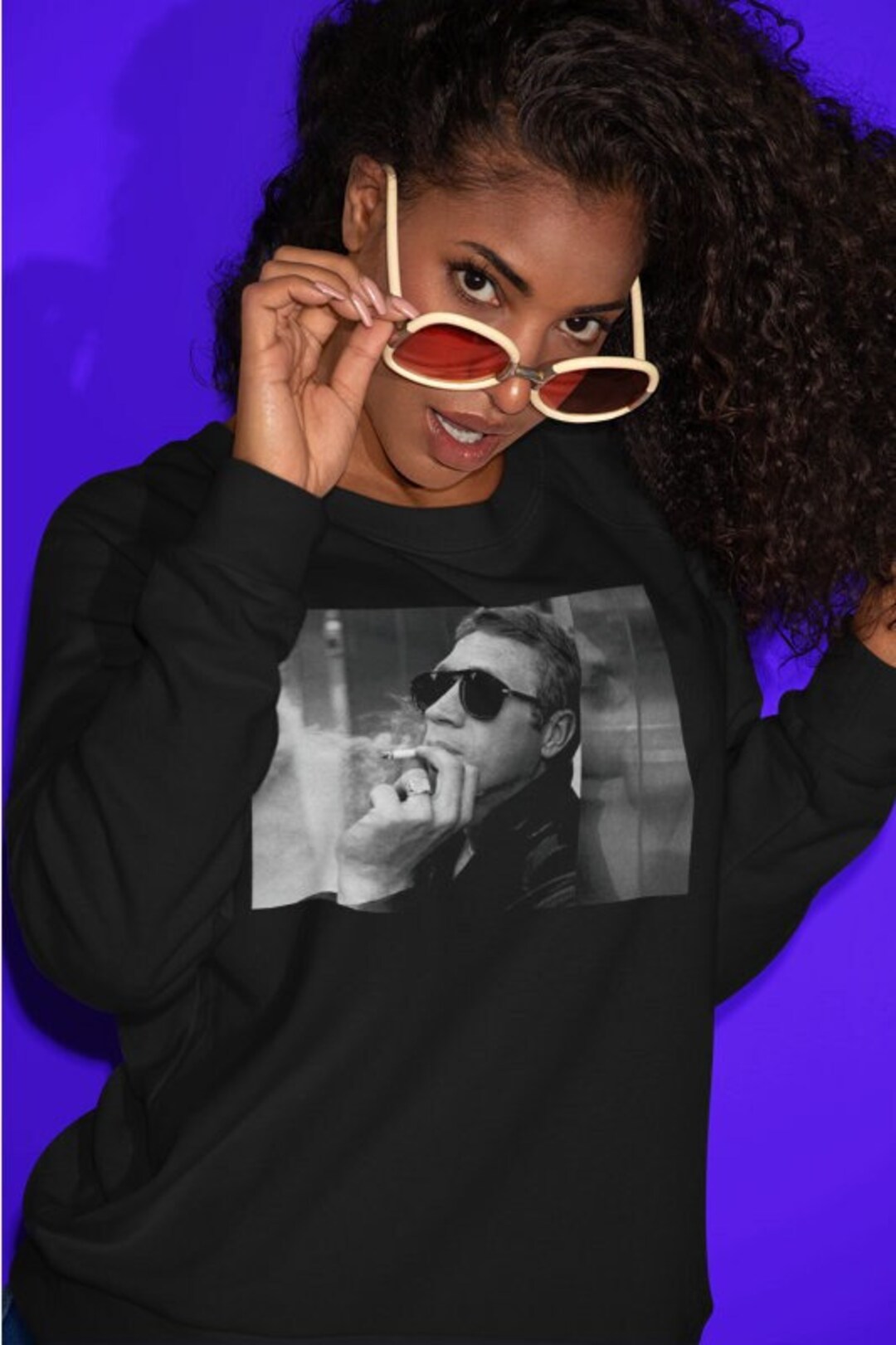 Steve Mcqueen Sweatshirt S1085 - Etsy
