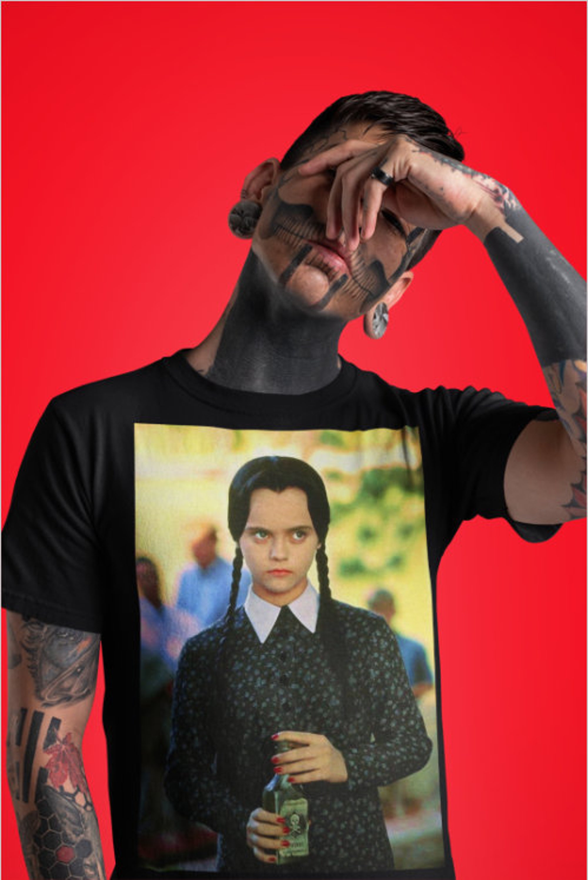 Wednesday Addams Poison Horror Movie T-Shirt