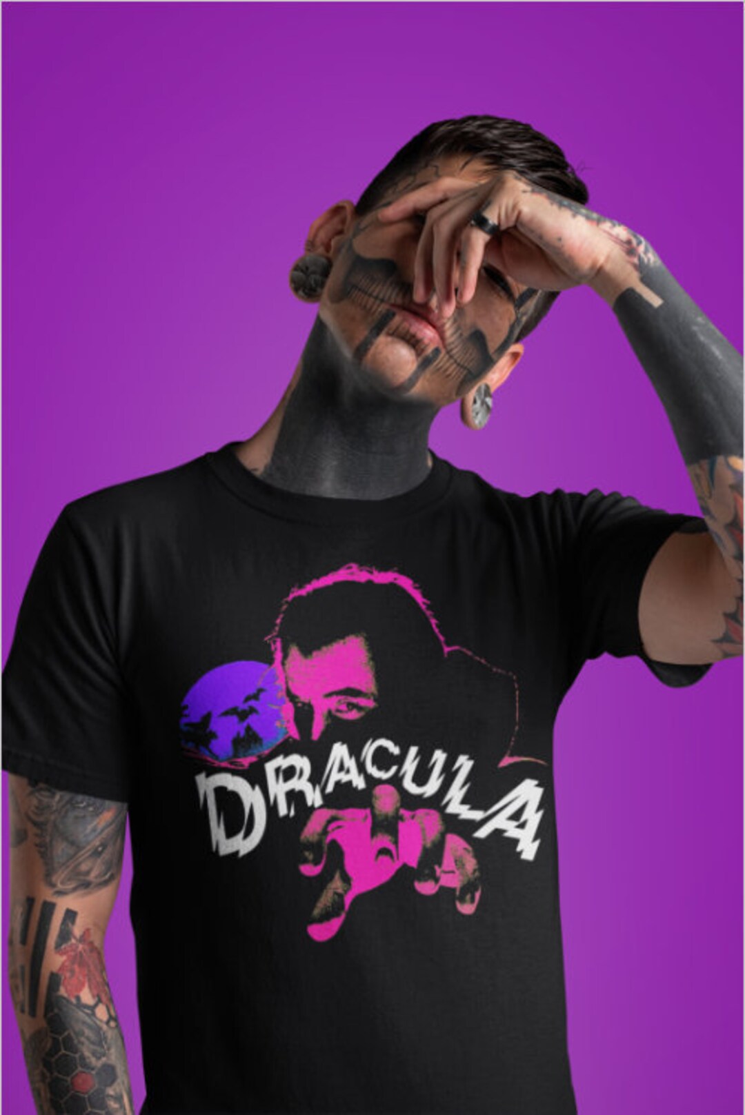 Dracula Vampire 1973 Horror Movie T-shirt Tee Shirt 600 - Etsy
