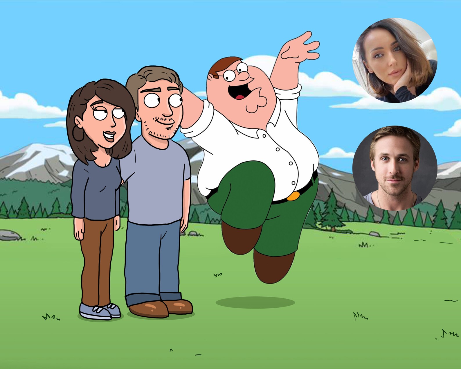 Family Guy Portrait Custom Couple Illustration Custom - Etsy