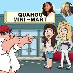 Custom Family Guy Portrait, Cartoon Style, Personalized Family Gift ...