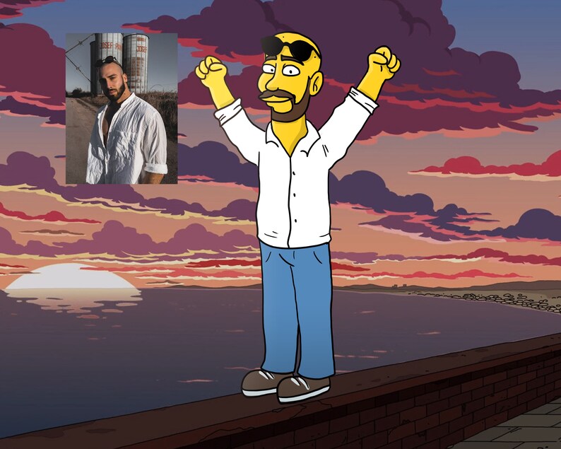 SIMPSONS PORTRAIT on the Couch Simpsons Family Portrait - Etsy